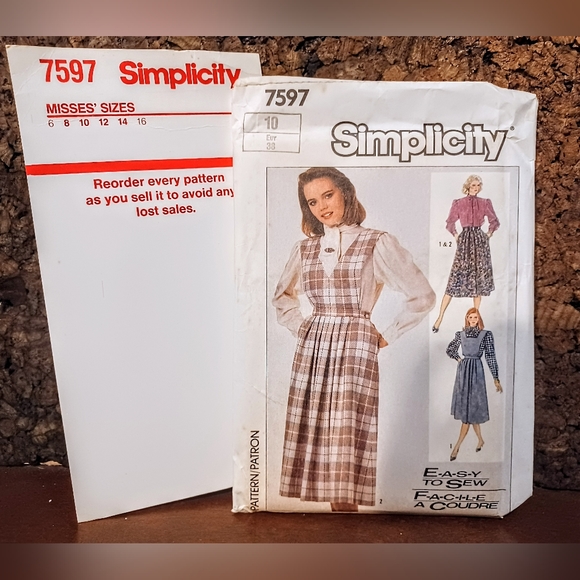 Simplicity | Accessories | Vintage Simplicity 7597 Sewing Pattern Uncut ...